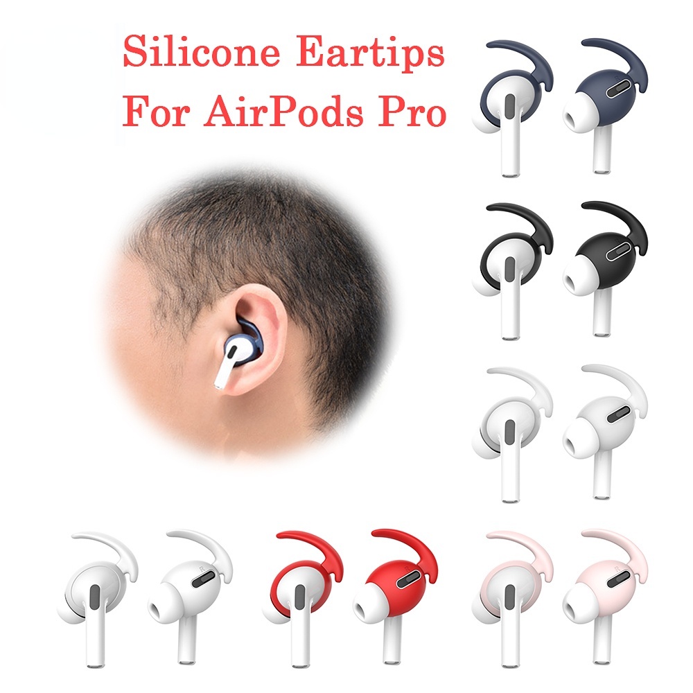 Soft Silicone Eartip Ear Wings Hook Cap Earbuds Headphone Earpods Cover ...