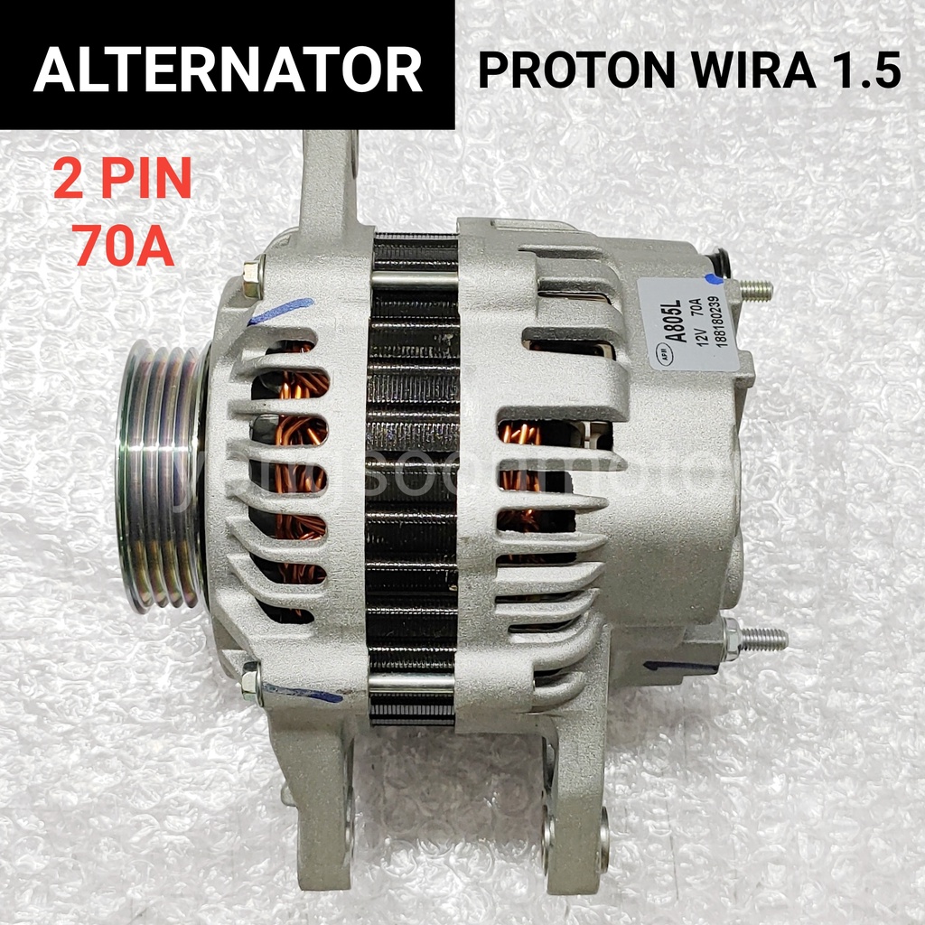 APM ALTERNATOR A805L PROTON WIRA 1.5 (2 PIN 70A) | Shopee Singapore