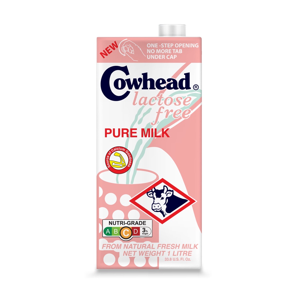Cowhead Uht Milk Lactose Free 1L | Shopee Singapore