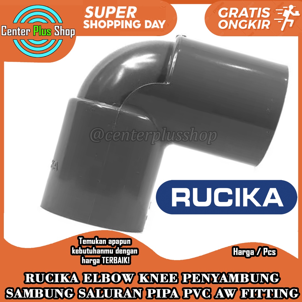 SIKU KNEE AW 1/2 3/4 11/4 2 INCH PVC PIPE FITTING RUCIKA WAVING KNIE ...