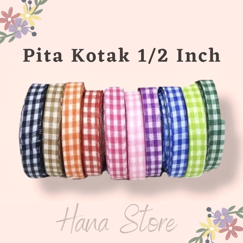 Square RIBBON 1/2 INCH LENGTH 20 YARD (18 METERS) | Shopee Singapore