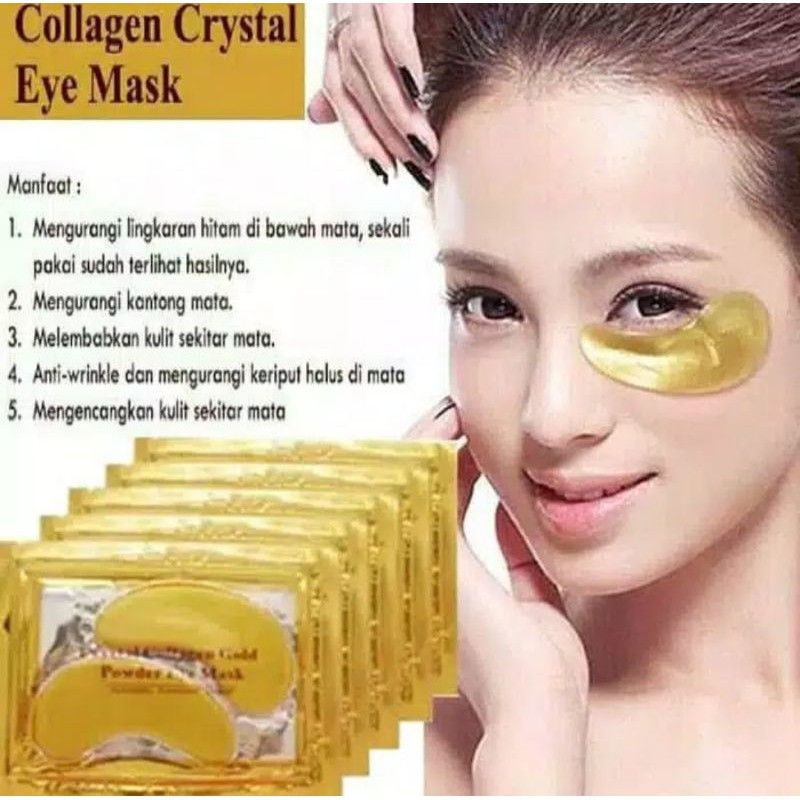 MATA Original Crystal Collagen Gold Eye Bag Mask Eyemask | Shopee Singapore