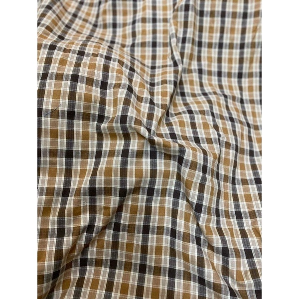 LINEN CARO FABRIC (5m) | Shopee Singapore