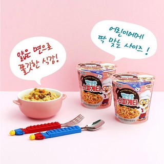 Paldo Pororo Jjajang Spaghetti Ramen Korean Kids Instant Cup Noodle 65g ...