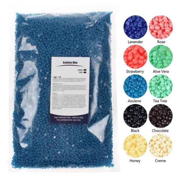 High Grade Soft No Strip Depilatory Hard Wax Beads Waxing Body Hair Removal Bean 1kg Brazilian ...