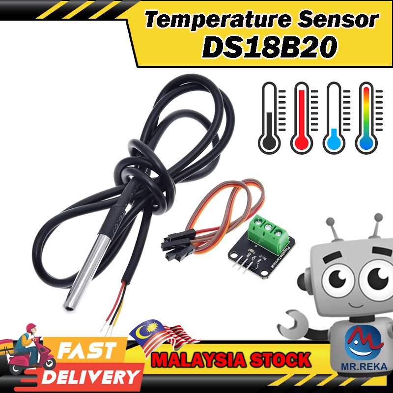 ️DS18B20 Waterproof Temperature Sensor Module Temperature Probe ...