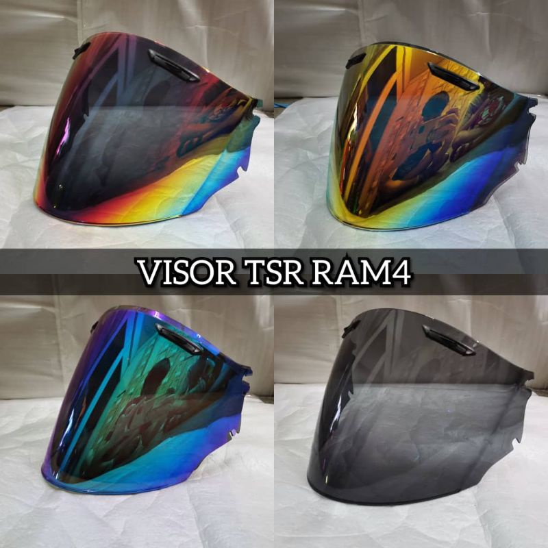 ️VISOR TSR RAM4 RAM 4 SIANG MALAM ( GOLD/BLUE / SMOKE / PURPLE/BLUE ...