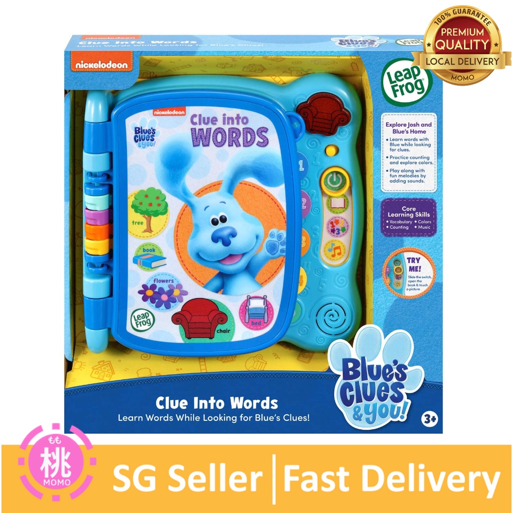 LeapFrog Blue's Clues and You! Clue Into Words | Shopee Singapore