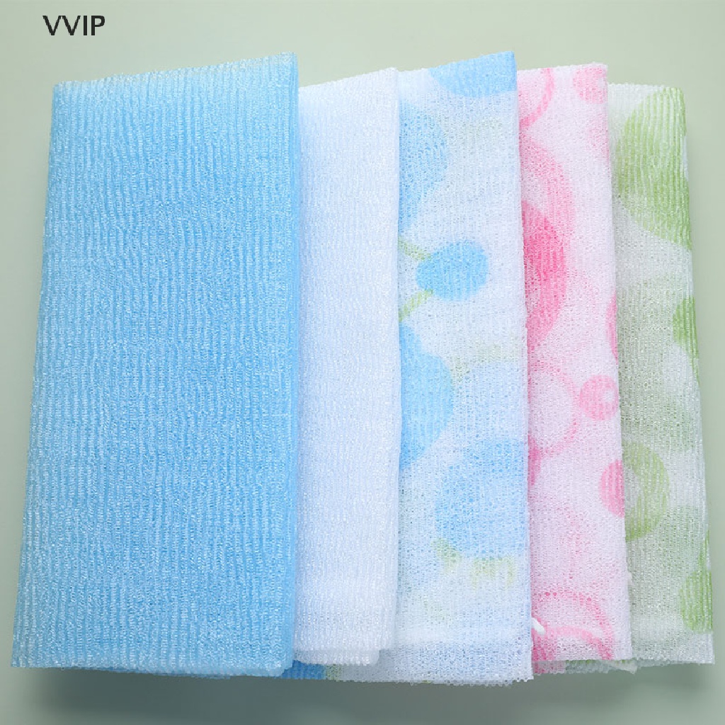 Vvsg Nylon Wash Cloth Towel Beauty Body Skin Exfoliag Shower Bathroom ...