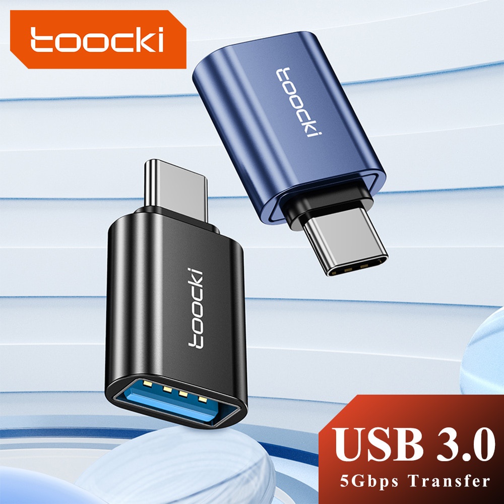 Toocki USB 3.0 Type-C OTG Adapter Micro USB to Type C Female Converter ...