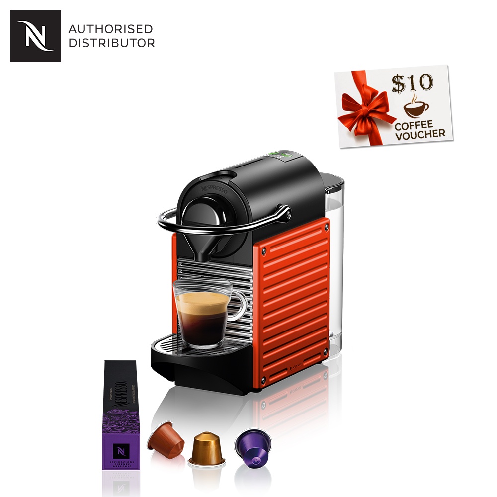 Nespresso Pixie Coffee Machine + FREE 7pcs capsules (SINGLE) (FOC $10 ...