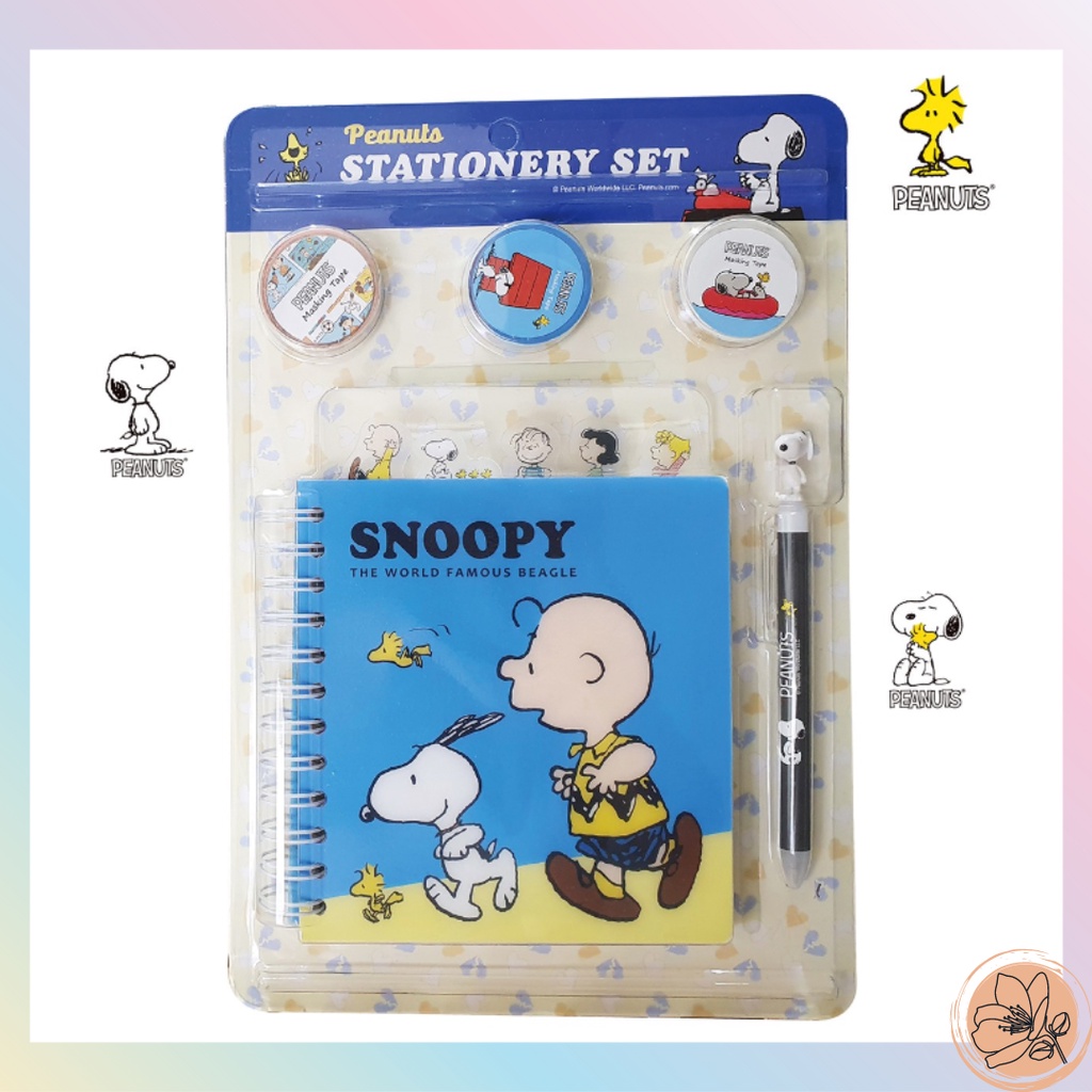 Peanuts x Snoopy Stationery Note Set | Shopee Singapore