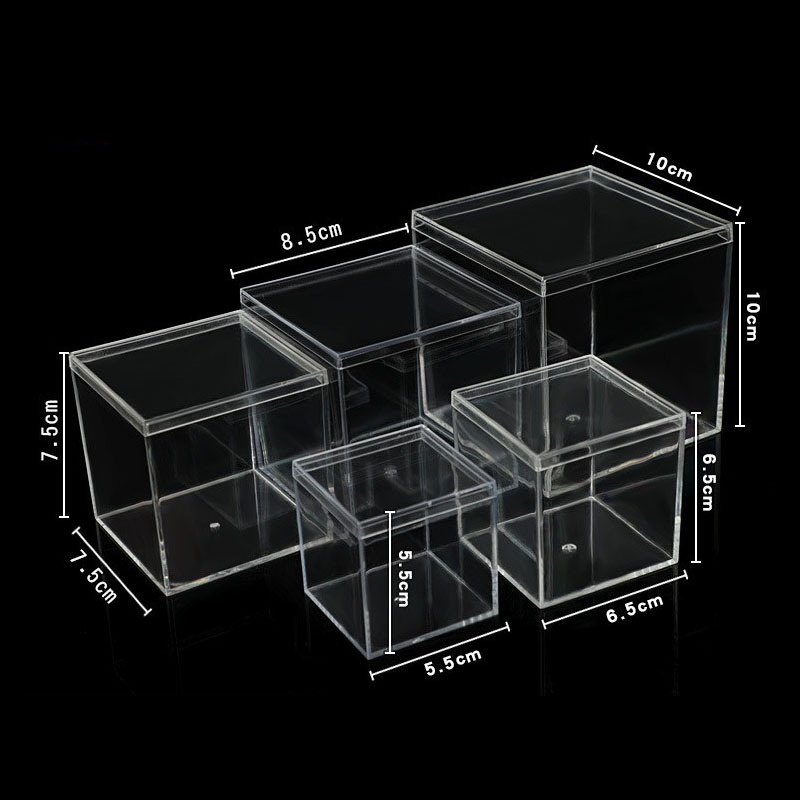 Multi-Size Acrylic Plastic Box Square Heaven And Earth Cover ...