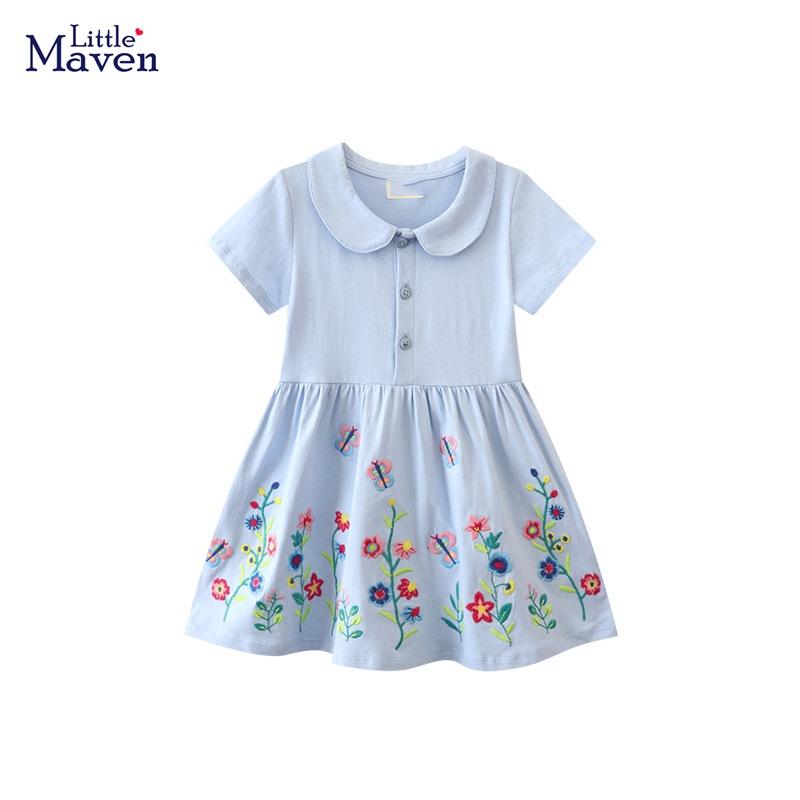 Little Maven 2023 Children's Cotton Autumn Princess Girls Cartoon ...