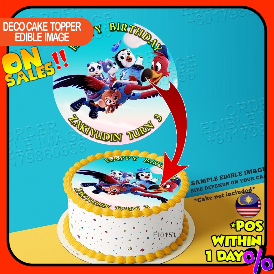 Printing Tots Disney Edible Image Print Cake Photo Icing Paper Birthday ...