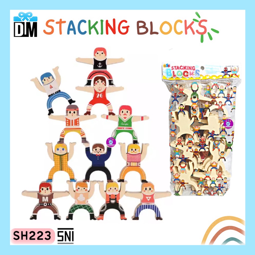 Stacking Block Educational Toys Balancing Toys Balance Puzzle Stacking ...