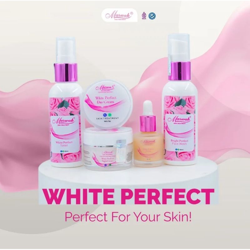 White PERFECT MARWAH SKINCARE Package | Shopee Singapore