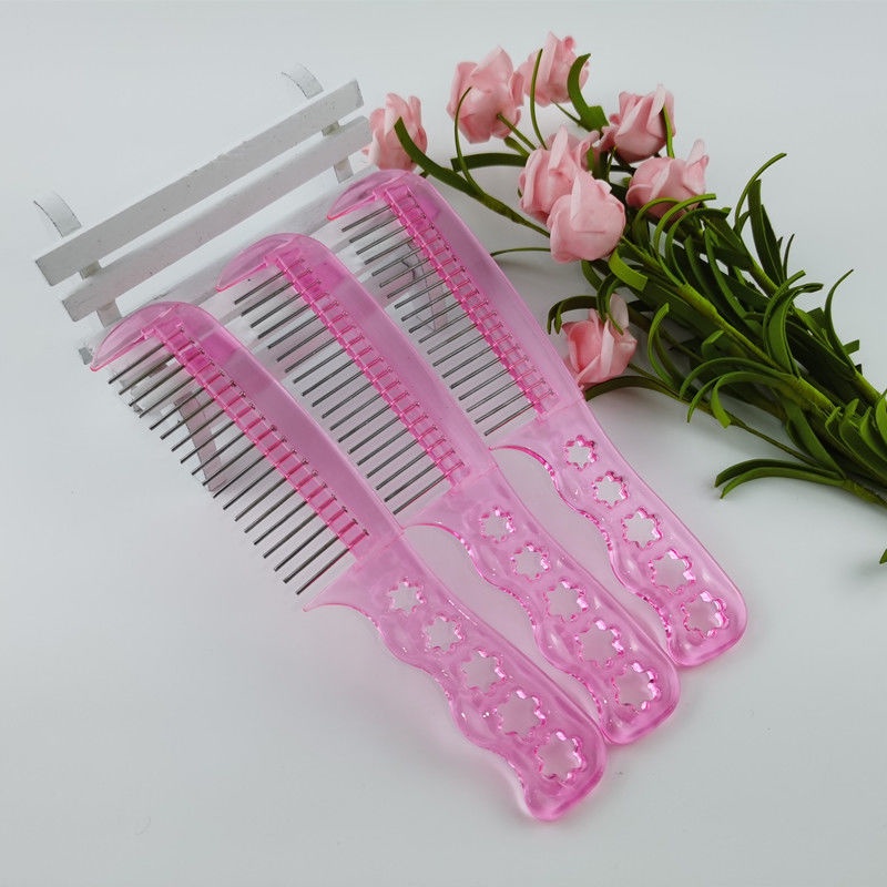 Wig Dedicated Steel Comb Anti-Static Small Steel Comb Long Curly Hair ...