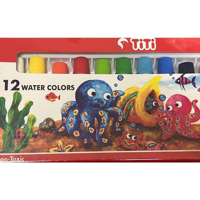 (SG Next Day Ship) Titi 12 water colour - Non Toxic | Shopee Singapore
