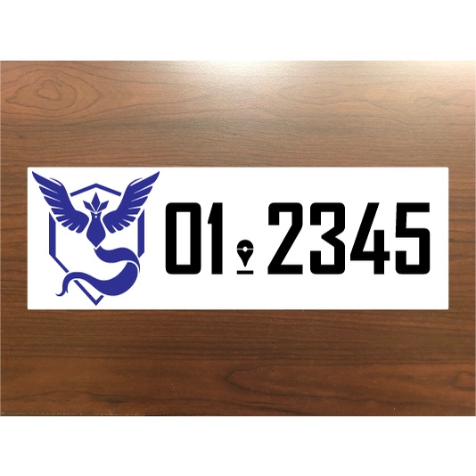 Mystic House Unit Number Plate | Pokemon Go | Articuno | Acrylic ...