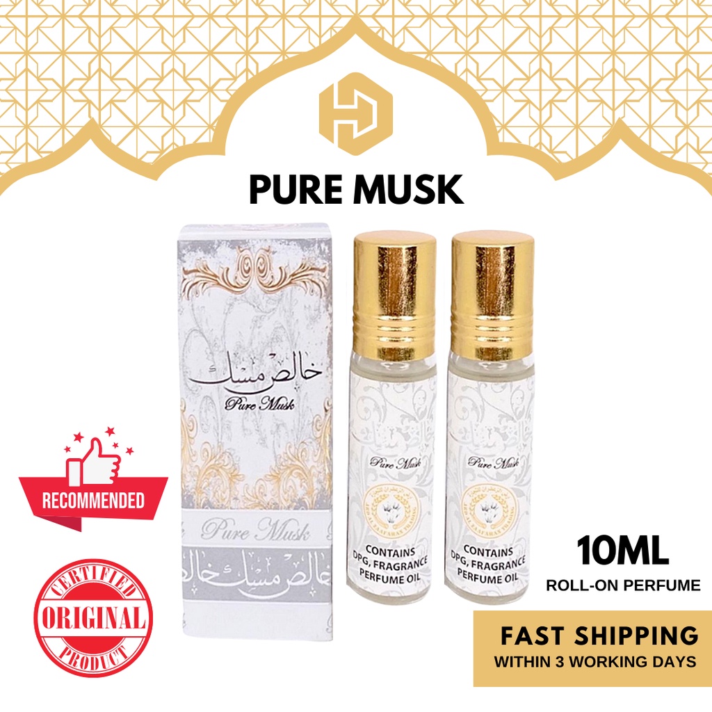 [SG Stocks] Pure Musk Roll-on Perfume / Attar Perfume 10ml | Shopee ...