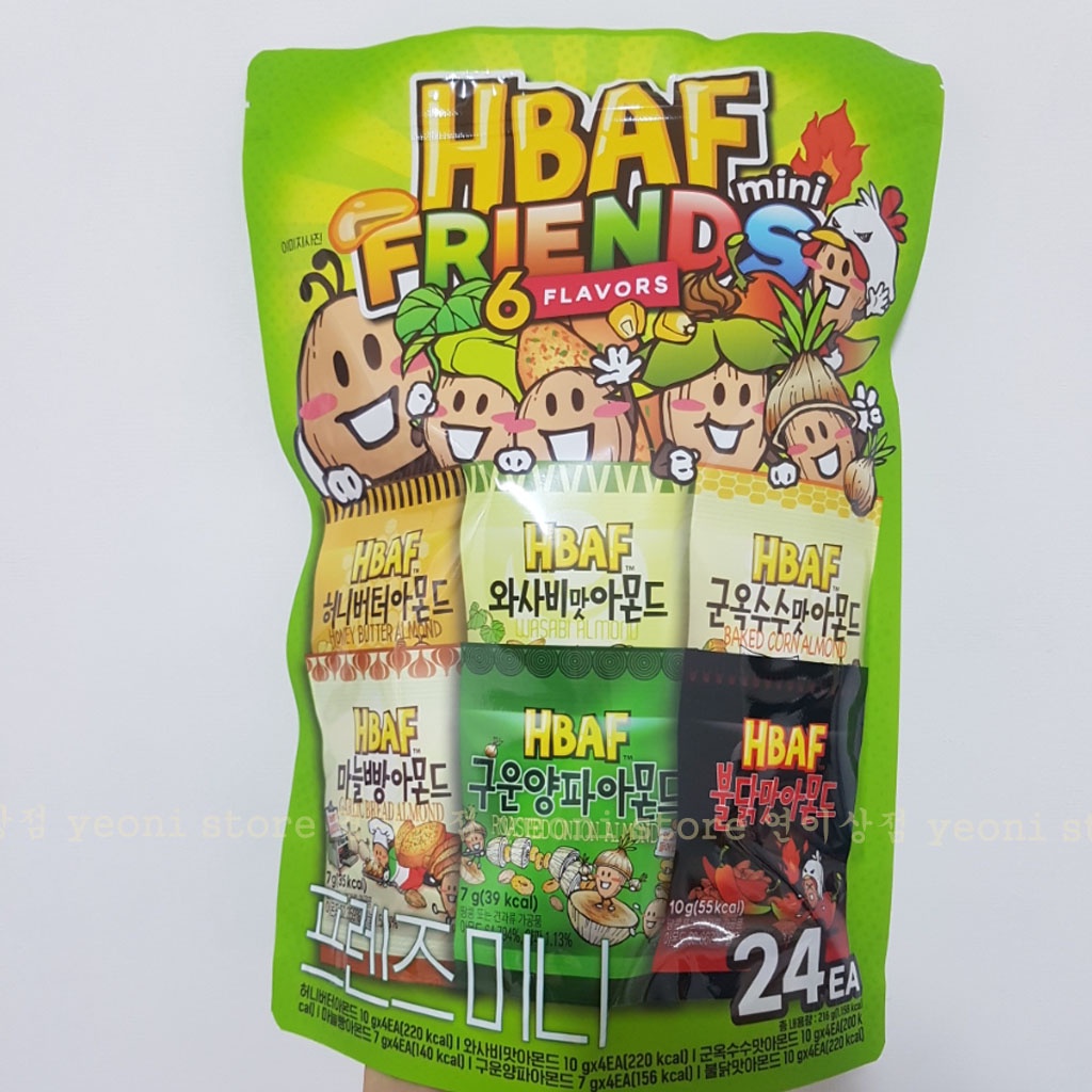 hbaf together honey butter almond plus best sampler sweet savoy crunch spicy fiends sweet mini ...