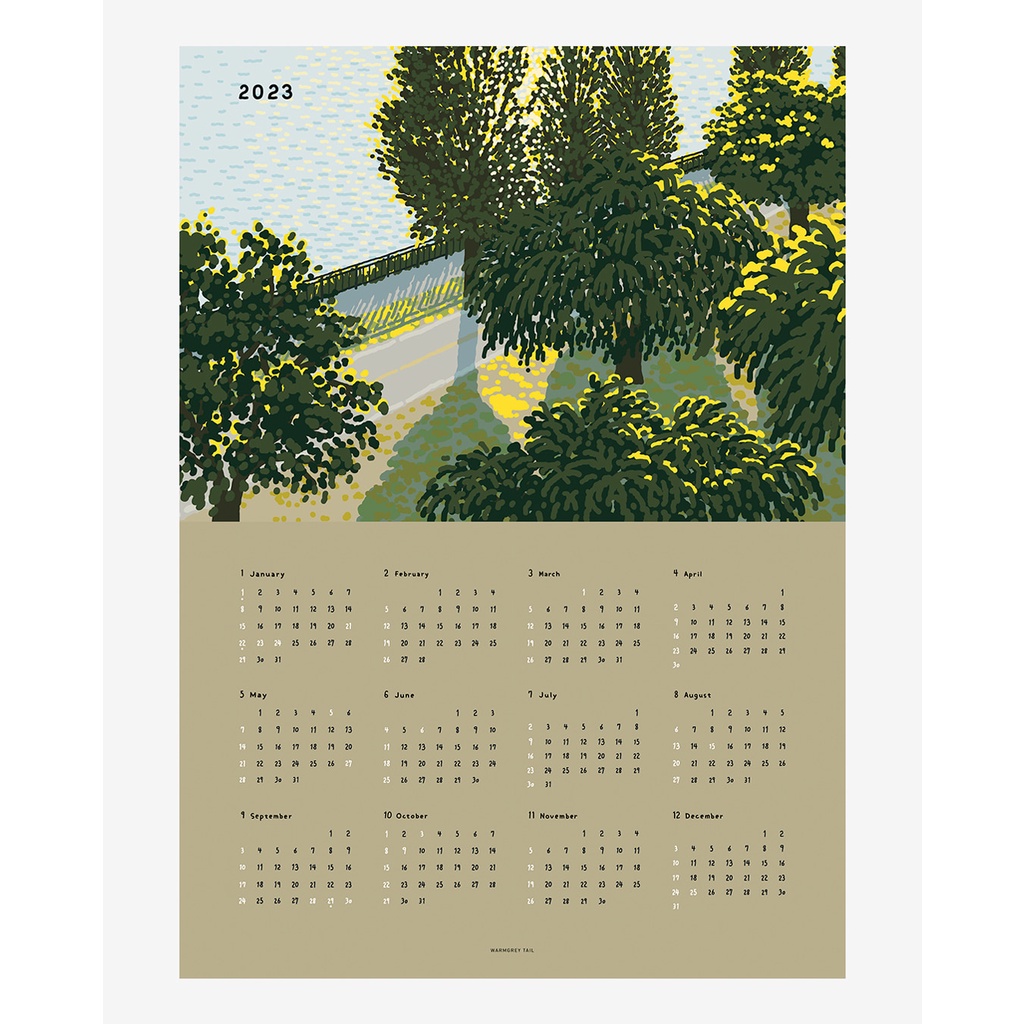 2023 CALENDAR POSTER - RIVERSIDE | Shopee Singapore