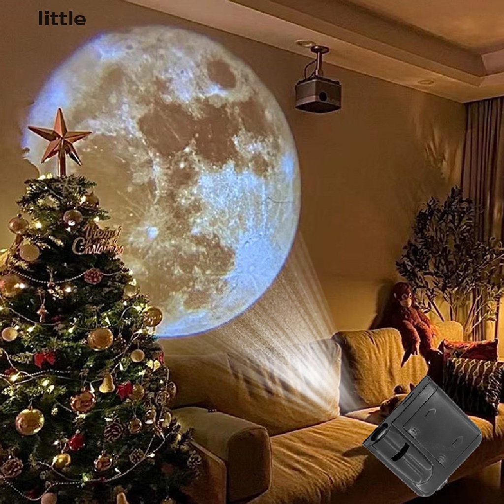sglittle Aurora Moon Galaxy Projection Lamp Creative Background ...
