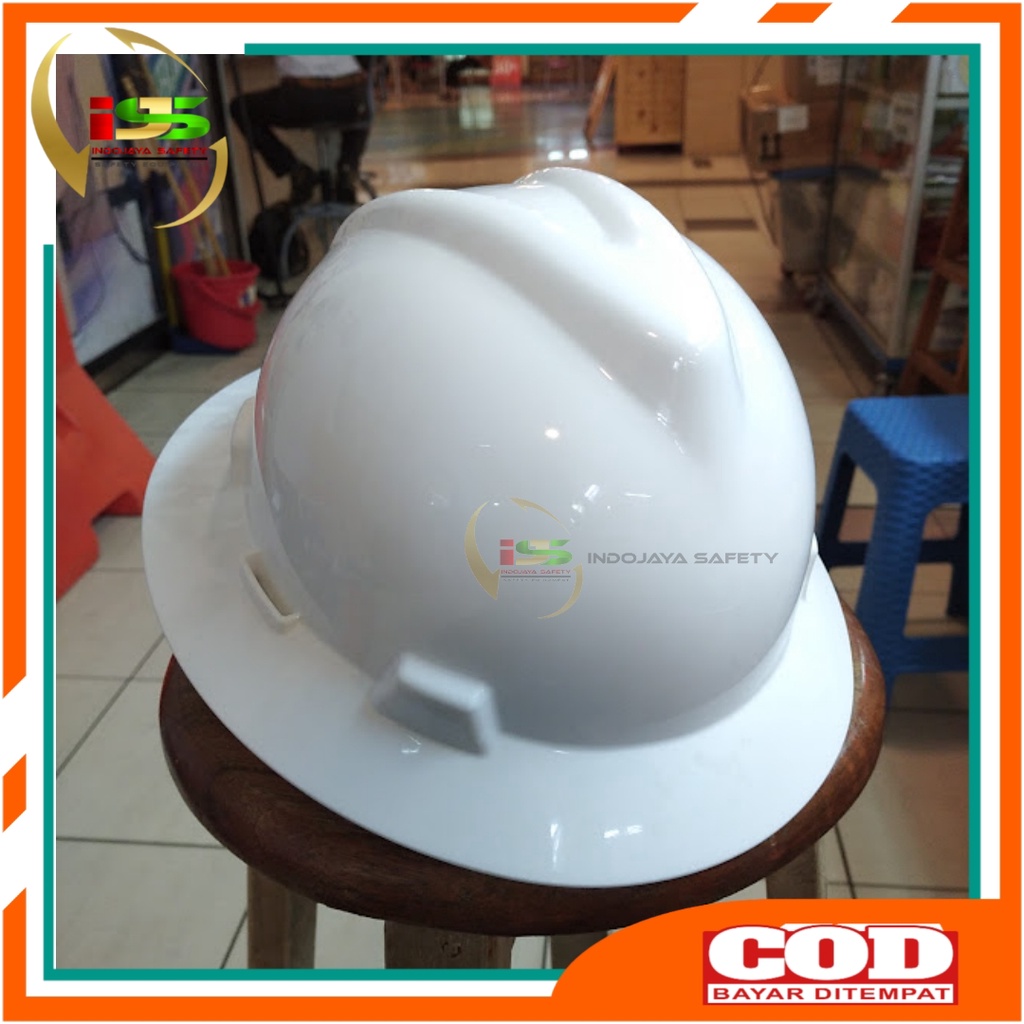 LOKAL MSA Full Brim Fastrack Original ANSI Safety Helmet - MSA Fullbrim ...