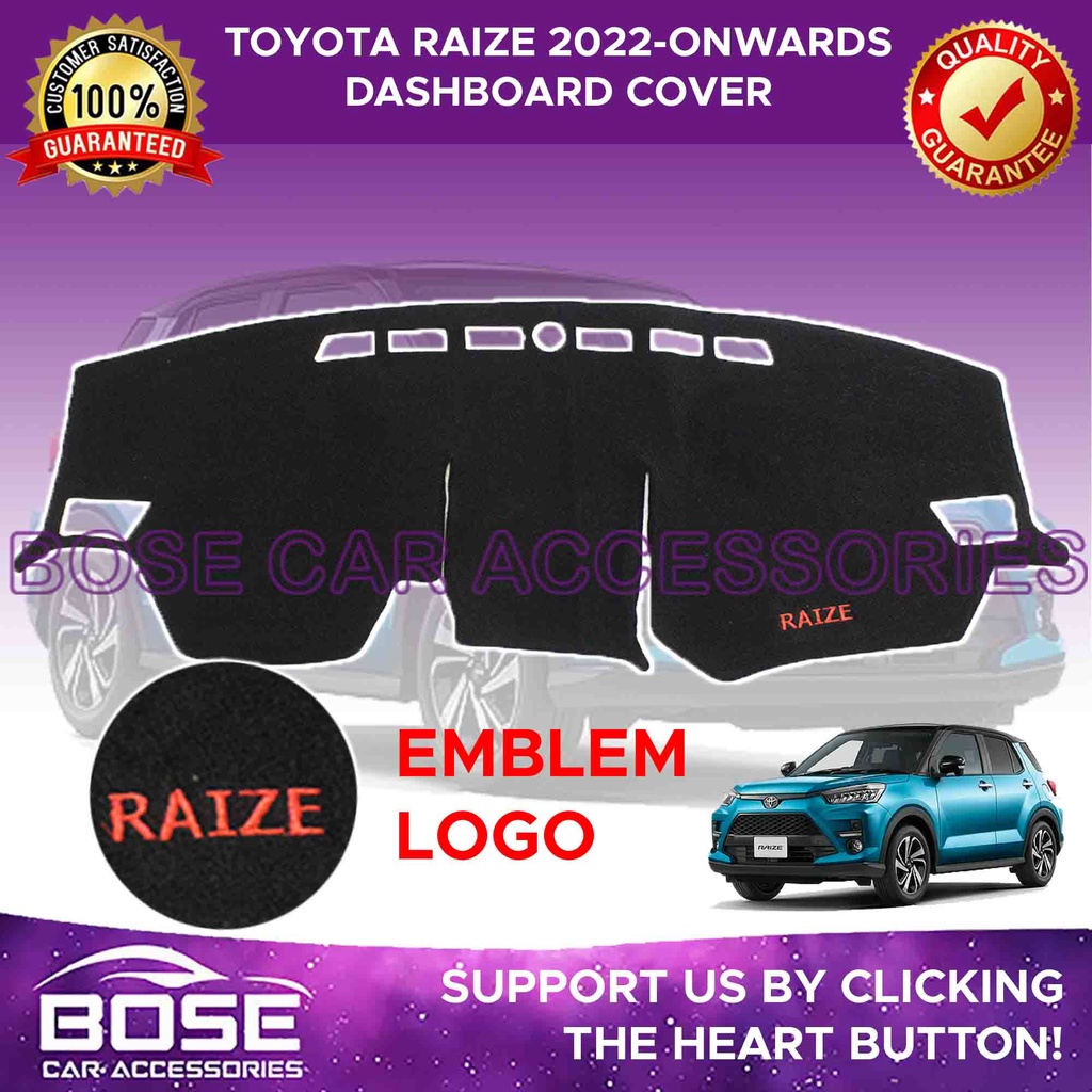 Toyota Raize Dashboard Cover 2022 - 2023 ON Year Model Dash Mat Sun ...