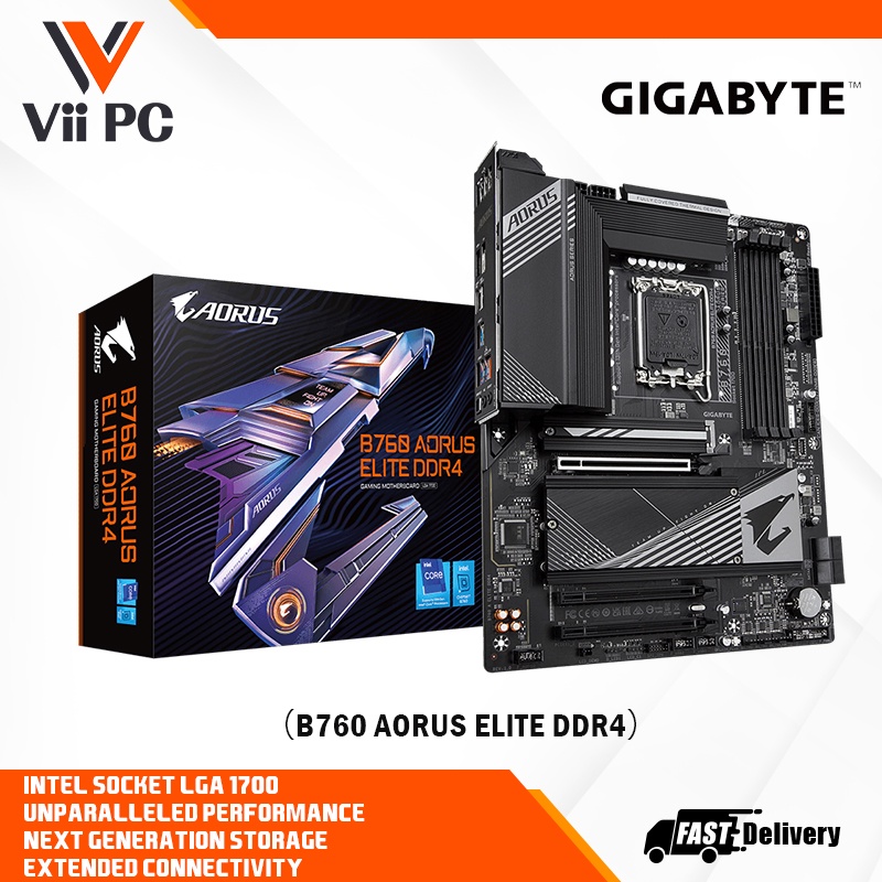 Gigabyte B760 AORUS ELITE DDR4 LGA1700 socket Intel B760 Express ...