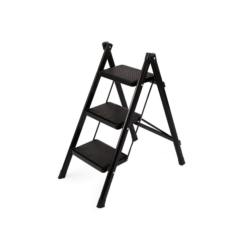 [SG STOCK] LEAP Folding Lightweight Matte Black Step Ladder | Singapore ...