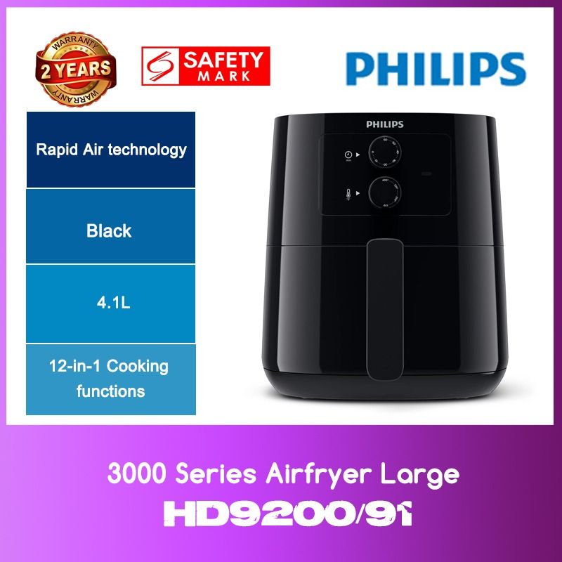 Philips HD9200/91 3000 Series Airfryer Large WITH 2 YEARS WARRANTY ...