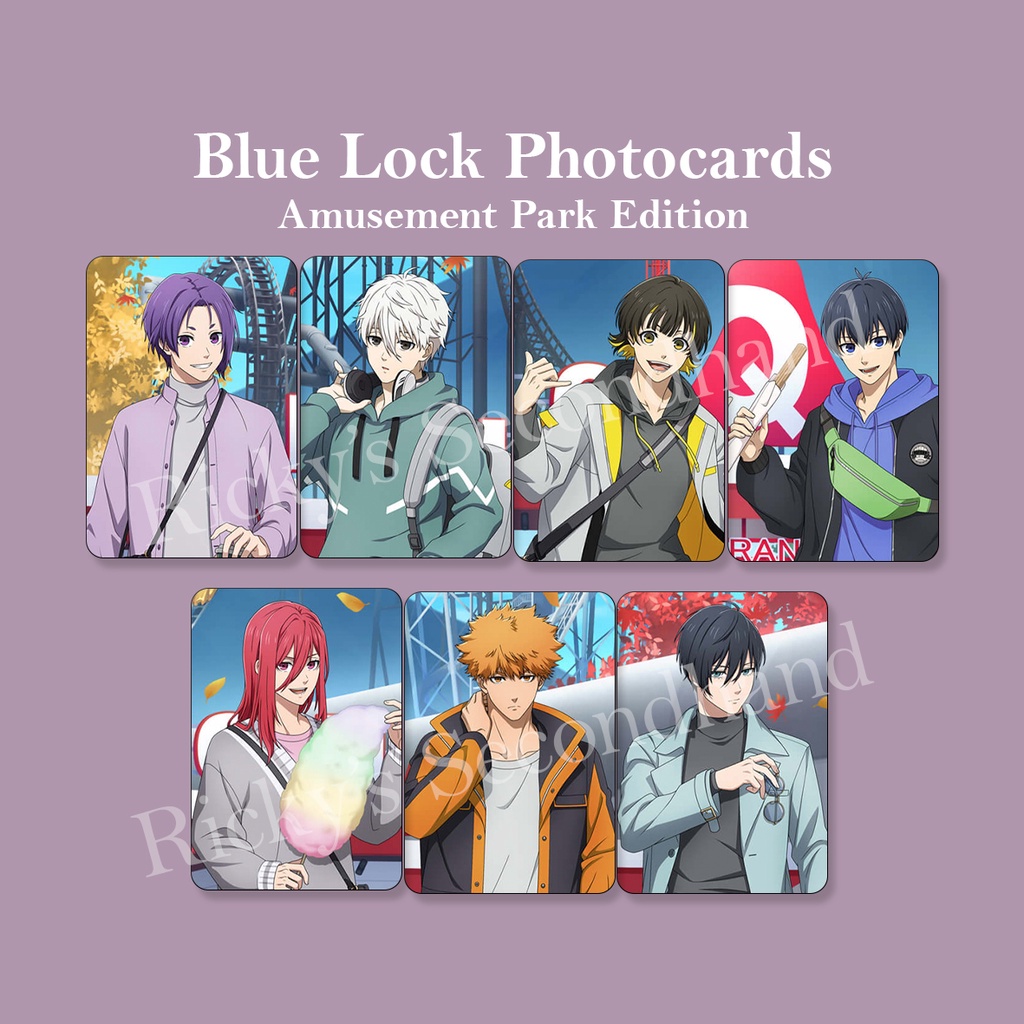 7pcs Blue Lock Photocards - Amusement Park Edition | Shopee Singapore