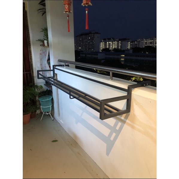 Modern Heavy Duty High Flower Plant Rack (180cm) Balcony Display Shelf ...