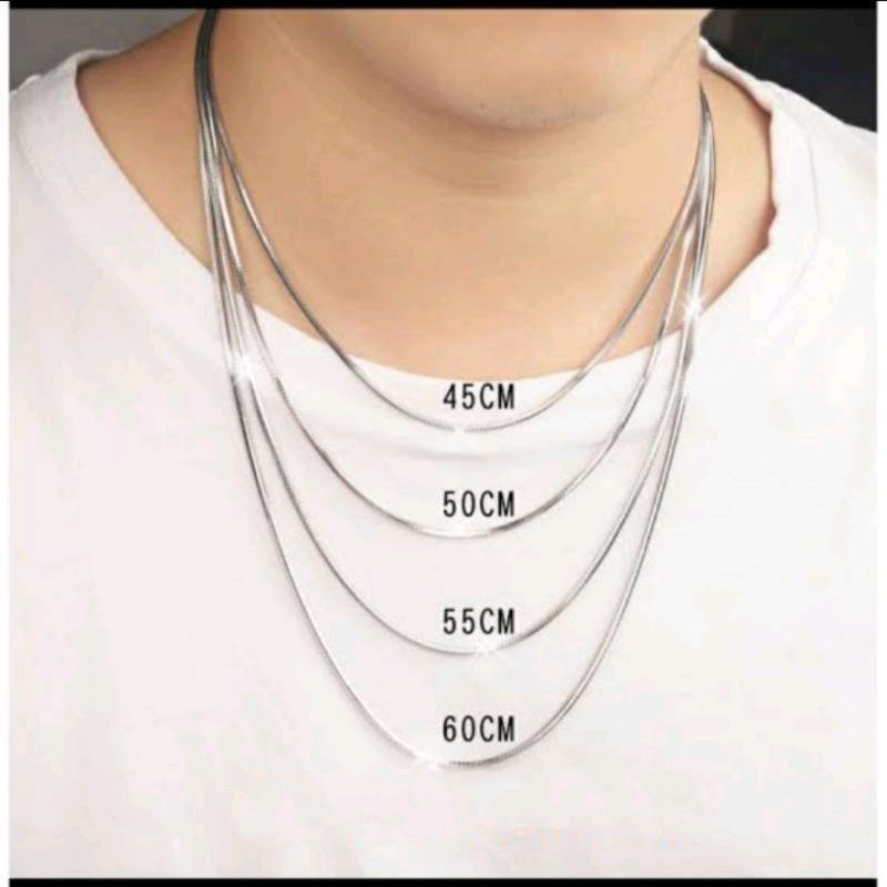 45CM & 60CM TITANIUM NECKLACE GUARANTEED 100% RUST PROOF | Cool Long ...