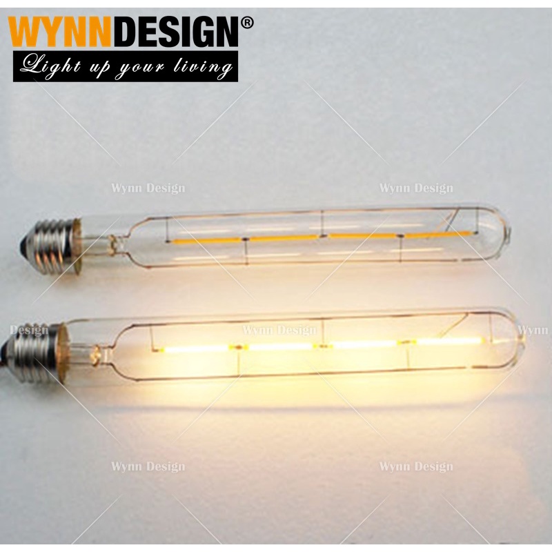 Wynn Design Led Edison Bulb T300/T225 Led Long Tube Bulb E27 Holder ...