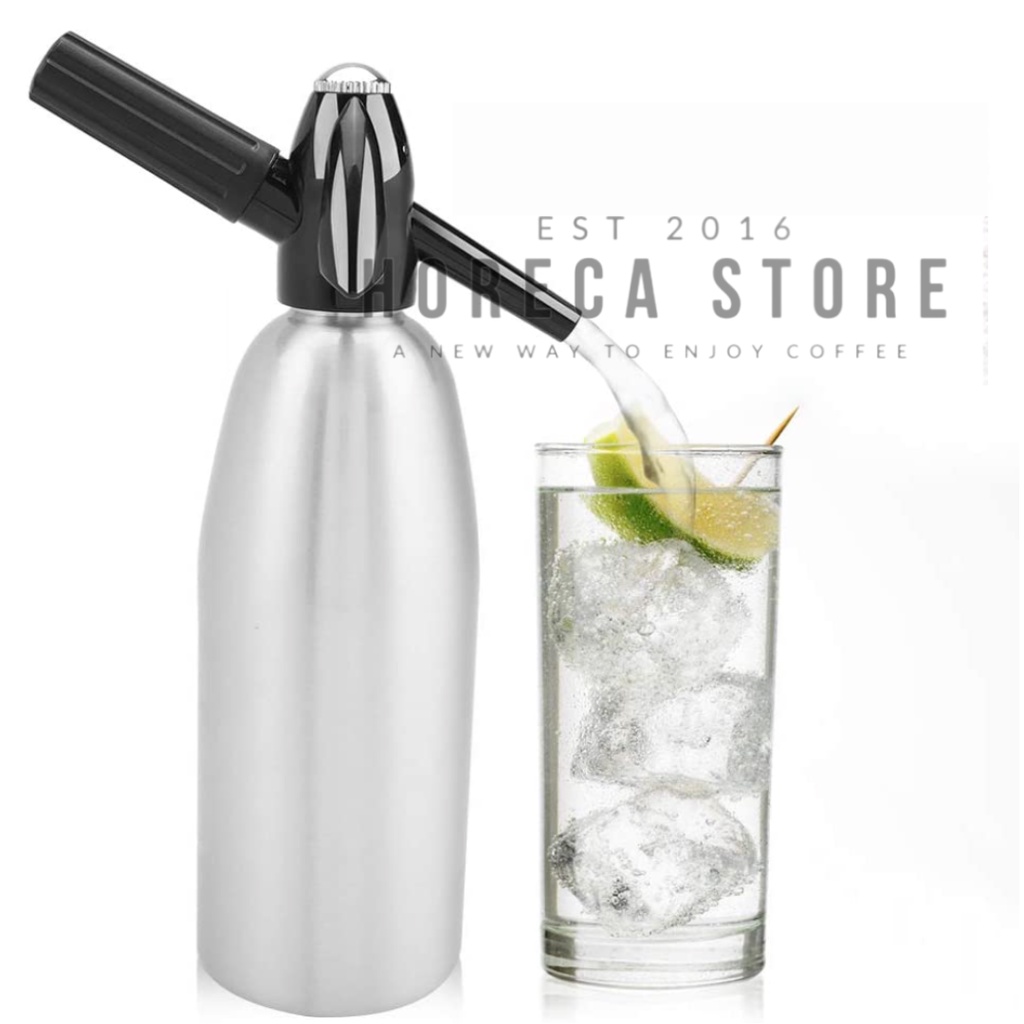 Soda Maker Bottle Soda Syphon Siphon Maker 1 Liter Cafe Bar Bartender ...