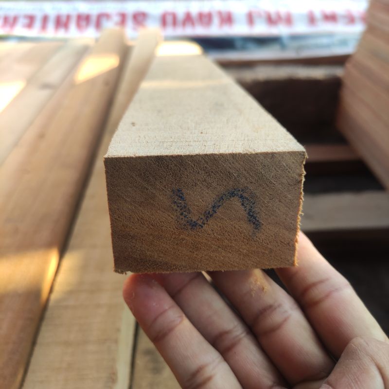 KAYU Bengkirai Kalimantan Super Wood Kaso Beam Beam 4x6 x 150-400 cm ...