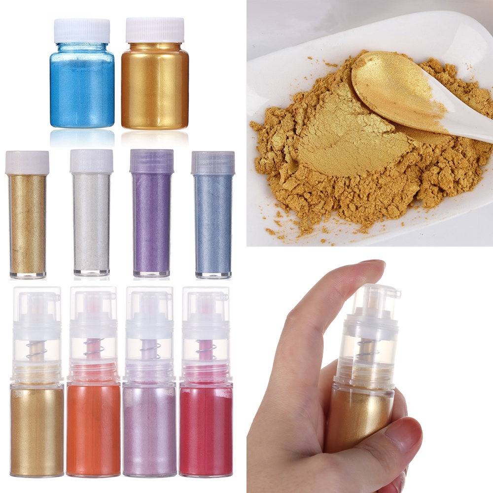 Edible Glitter Cake Decoration Gold Powder Mousse Spray Bottle Baking ...