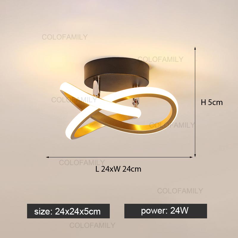 3 Color LED Ceiling Light Lamp Chandelier Pendant Light Nordic Modern ...