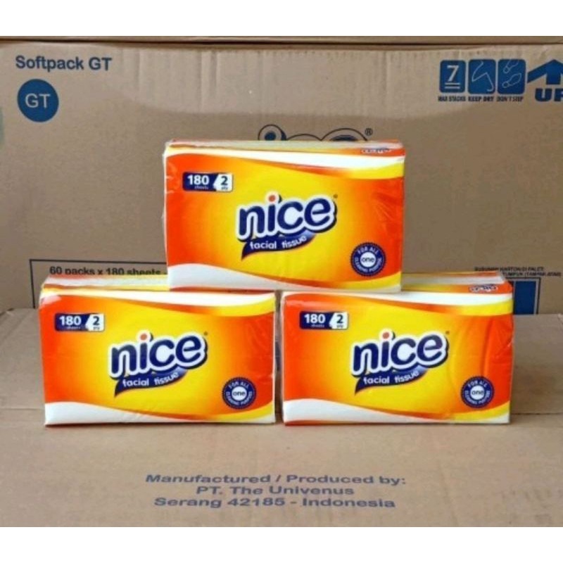 Nice Tissue/Nice Tissue/Nice Tissue/Nice 180 Sheets | Shopee Singapore