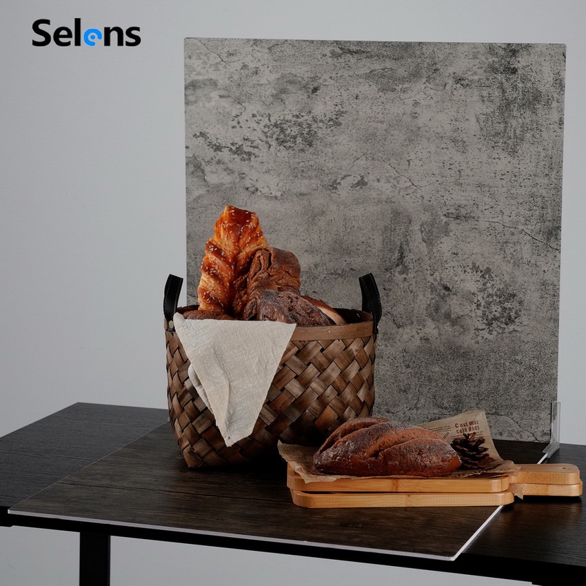 Selens Hard Backdrop Board 60x60cm Photography Background Studio Wooden ...