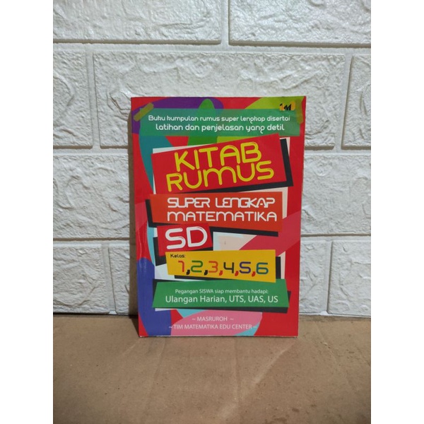 Super COMPLETE FORMULA BOOK OF PRIMARY MATHEMATICS CLASS 1, 2, 3, 4, ,5 ...