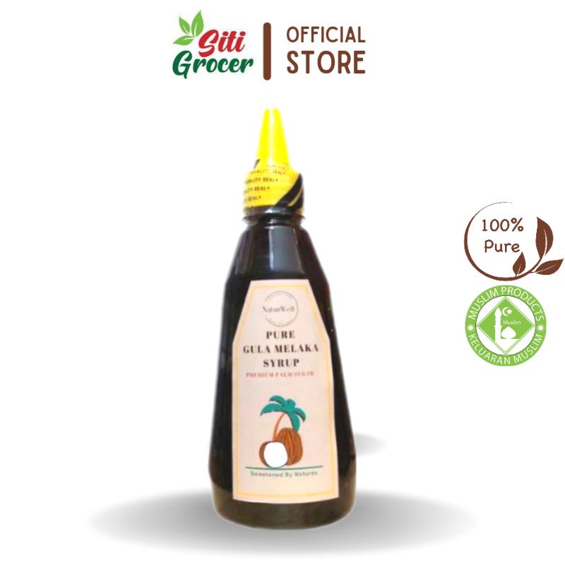 NATURWELL Pure Gula Melaka Syrup 375ml – Authentic, Natural, Rich ...