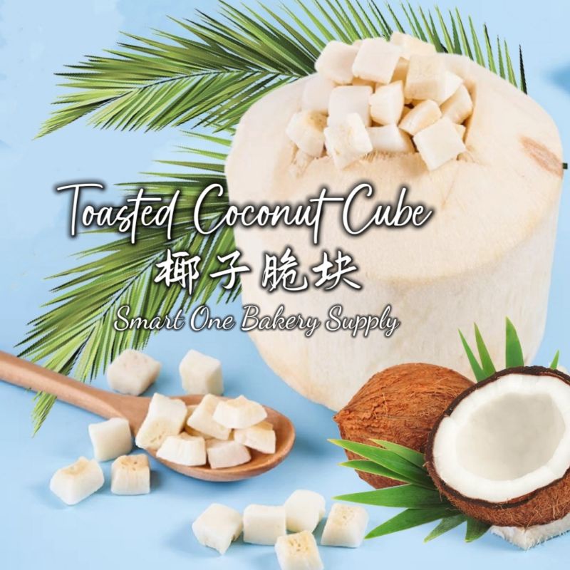 250g Crunchy Coconut Cube to Eat 香脆 椰子脆块 保证好吃!Thai Style Toasted ...