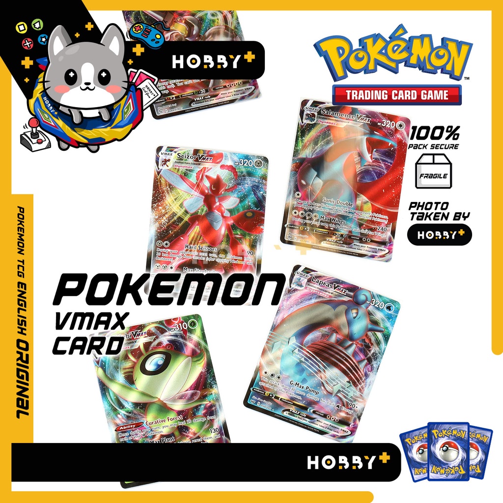 Pokemon TCG / PTCG Vmax English Trading Cards Hobby Plus | Shopee Singapore