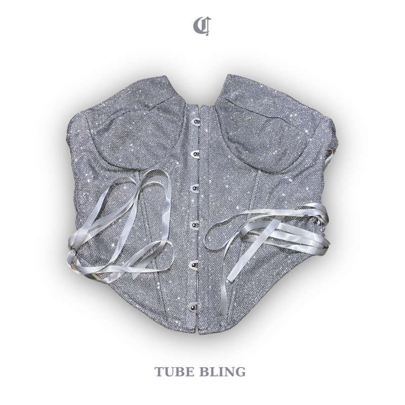 Elastic Corset Bling y2k Chlisty Tune Corset Bling for women 40kg-65kg ...