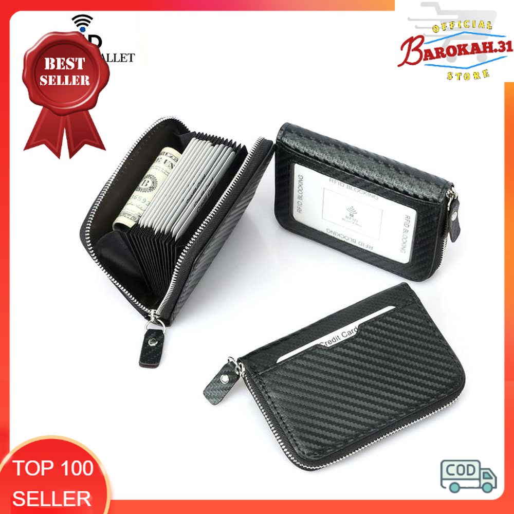 Bubm Anti RFID Synthetic Leather Card Wallet 14-Slot Card Wallet - TQ ...