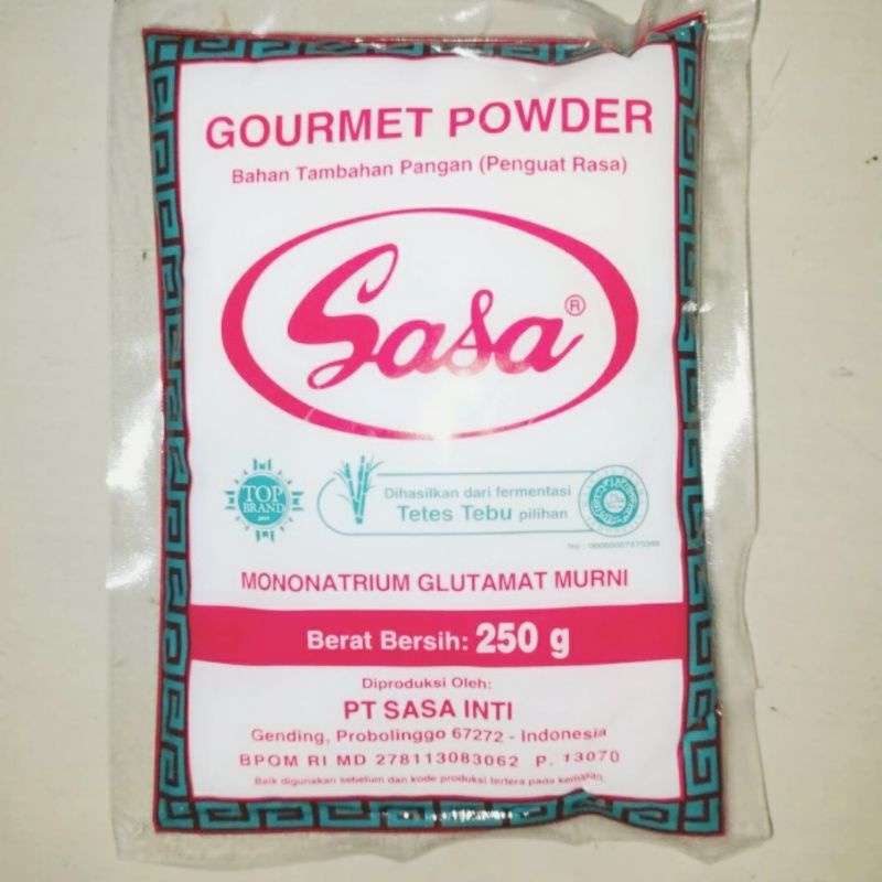 SASA 250GR / MICIN SASA 250 GR / FOOD / MSG / MONONATRIUM GLUTAMATE 250 ...